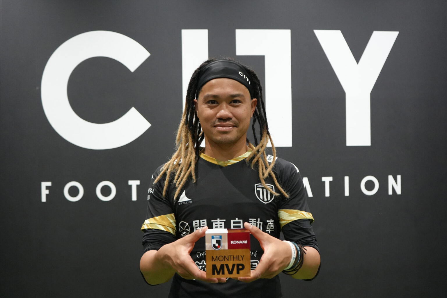 栃木シティ｜ 田中パウロ淳一選手 明治安田J3リーグ KONAMI月間MVP受賞のお知らせ